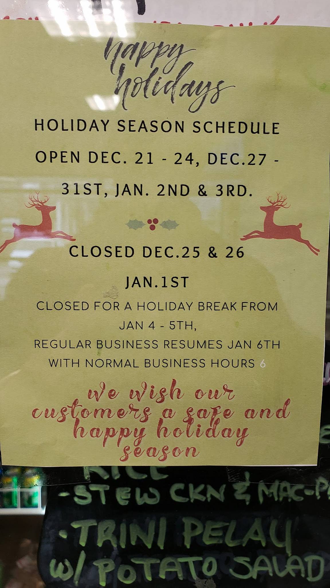 Menu at Wicked Carib, Caribbean Food Culture restaurant, Toronto