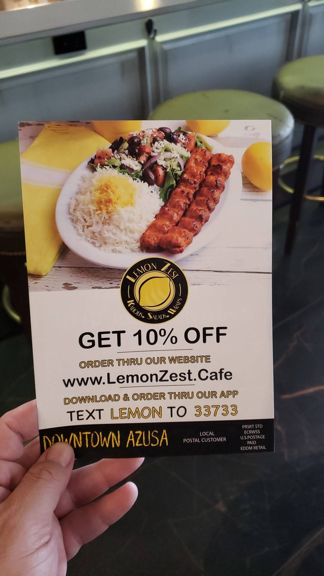 Menu at Lemón Zëst pub & bar, Azusa