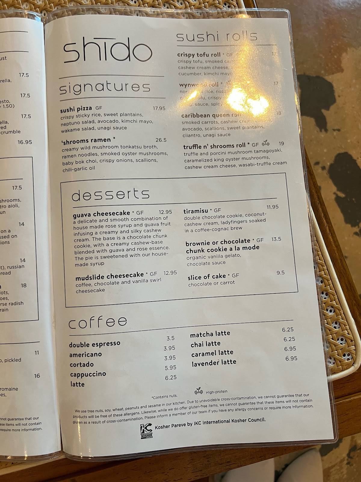 Menu at Love Life Cafe, Miami, 545 NW 26th St