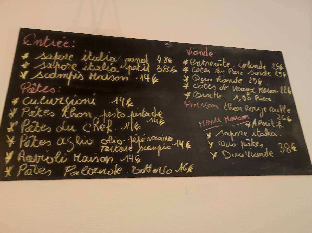 Menu au Restaurant Ma Campagne, Gerpinnes