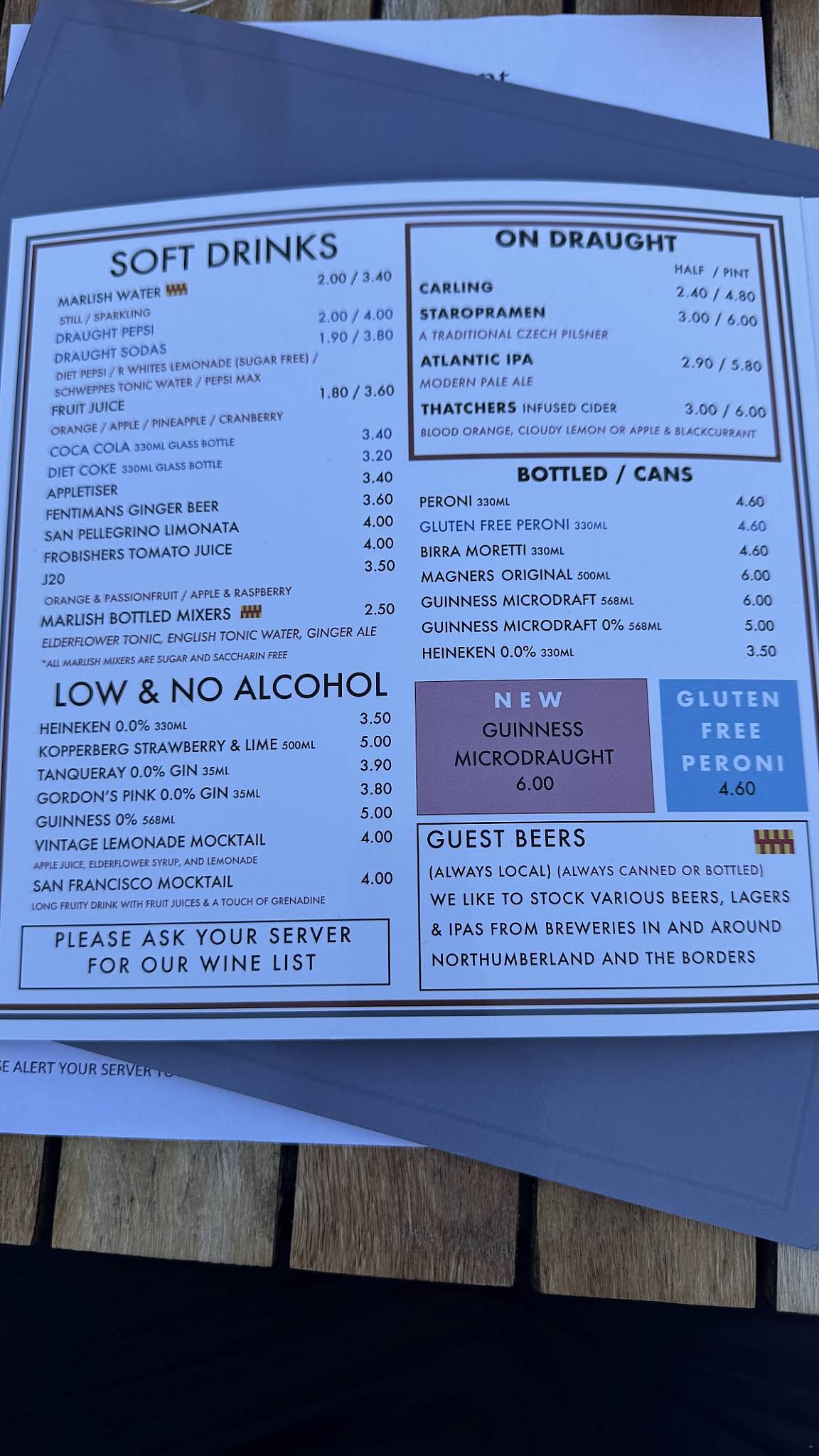 Menu at Milan Restaurant, Wooler, Milan Restaurant