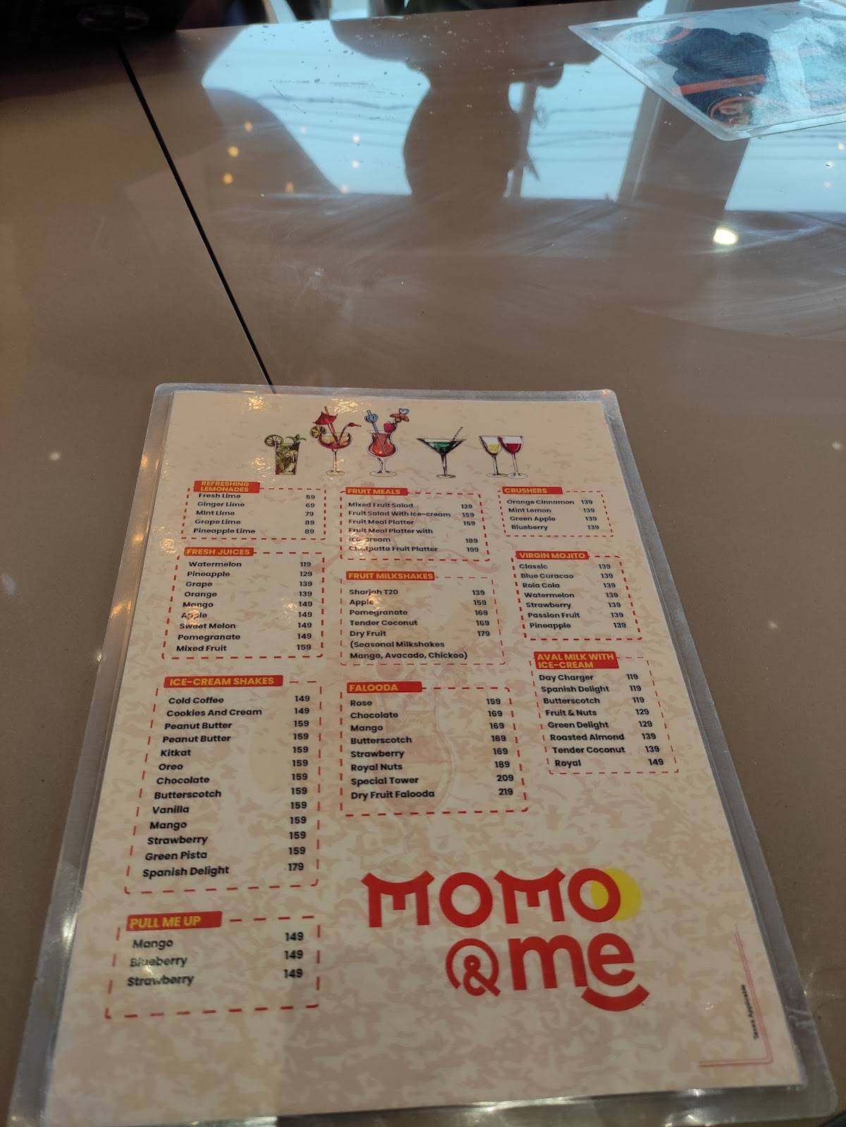 Menu at Momo & Me Palakkad, Palakkad
