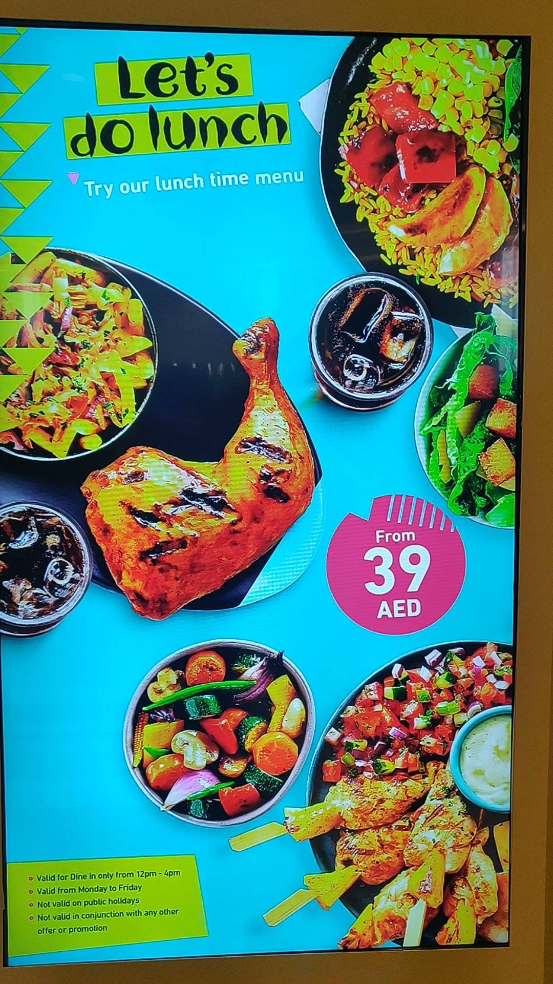 Menu at Nando's The Dubai Mall restaurant, Dubai, Waterfront Promenade ...