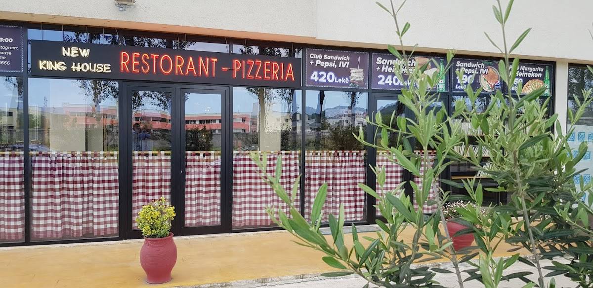 Menu at New King House restaurant, Tirana, Rruga Pavarsia