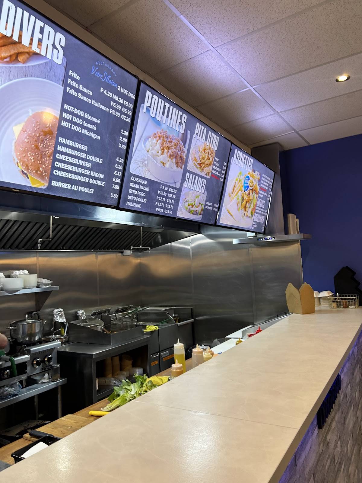 Menu at Restaurant Votre Maison, Longueuil