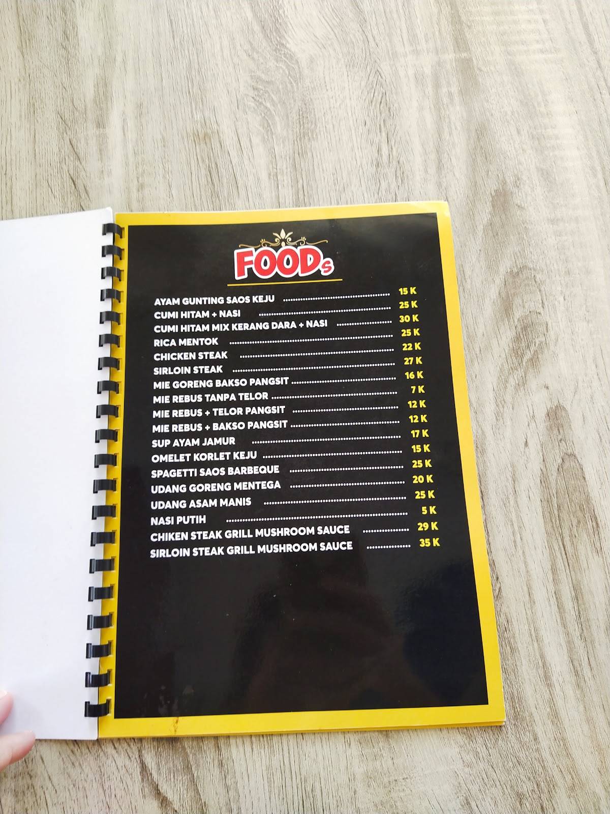 Menu at Resto & Cafe Boss Ringin, Ngabeyan
