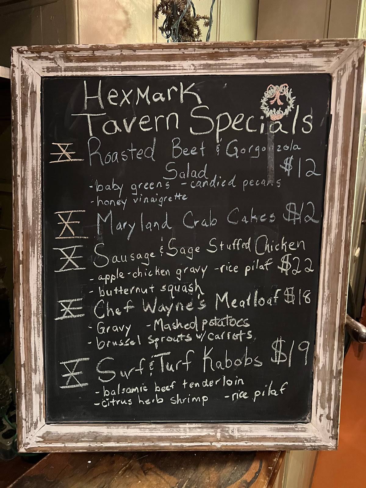 Menu at Salem Cross Inn restaurant, West Brookfield