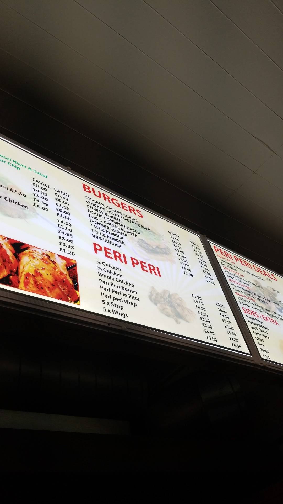 Menu at Hatfield Halal Fried Chicken Shop restaurant, Hatfield