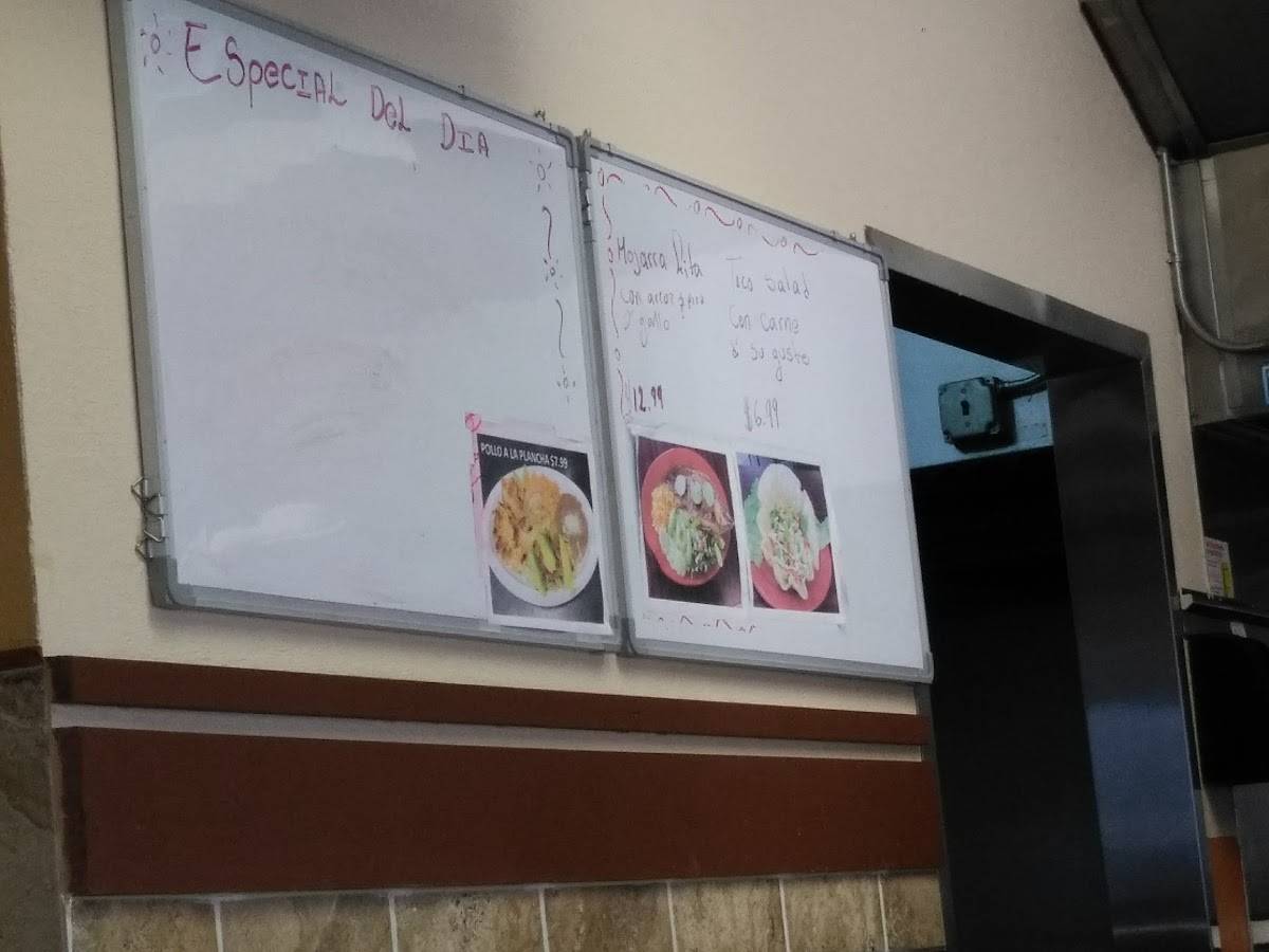 Menu at Sheila's Bakery, Pontiac