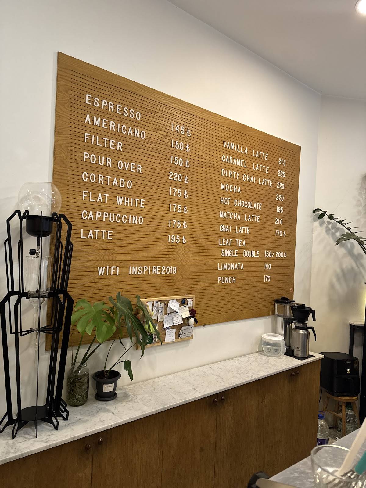 Menu au Story Coffee & Roastery restaurant, Istanbul, Halitağa Cd. no 61
