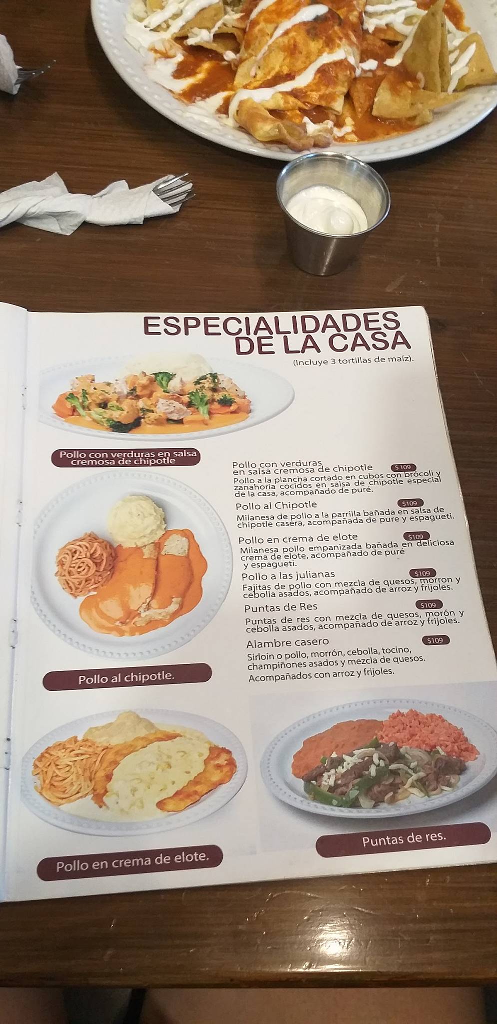 Carta de Taco Real Restaurant, San Nicolás de los Garza