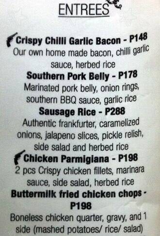 Menu at The Burgery restaurant, Taguig, G3P2+FP2