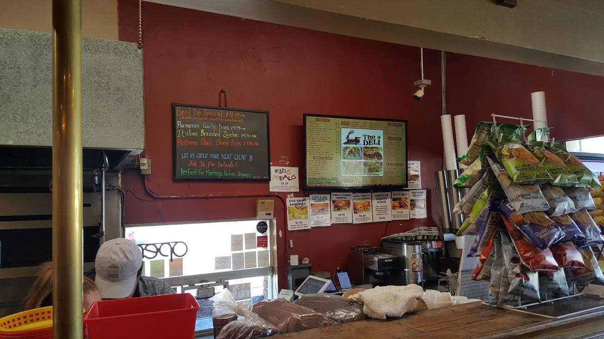 Menu at The Deli restaurant, Rancho Cucamonga, Foothill Blvd