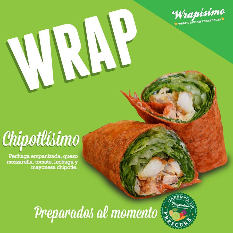 Carta del restaurante WRAPISIMO, Mexicali, Blvd. Benito Juárez