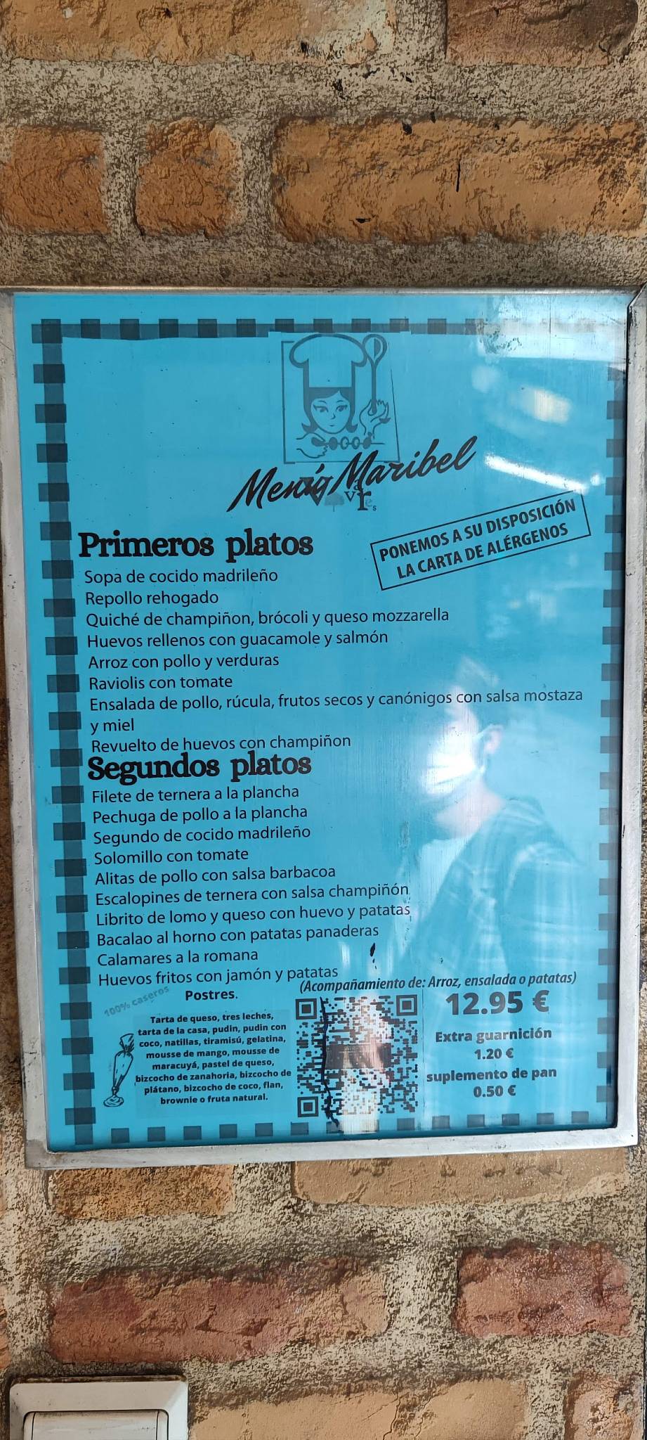 Carta de Restaurante Vivares, Madrid