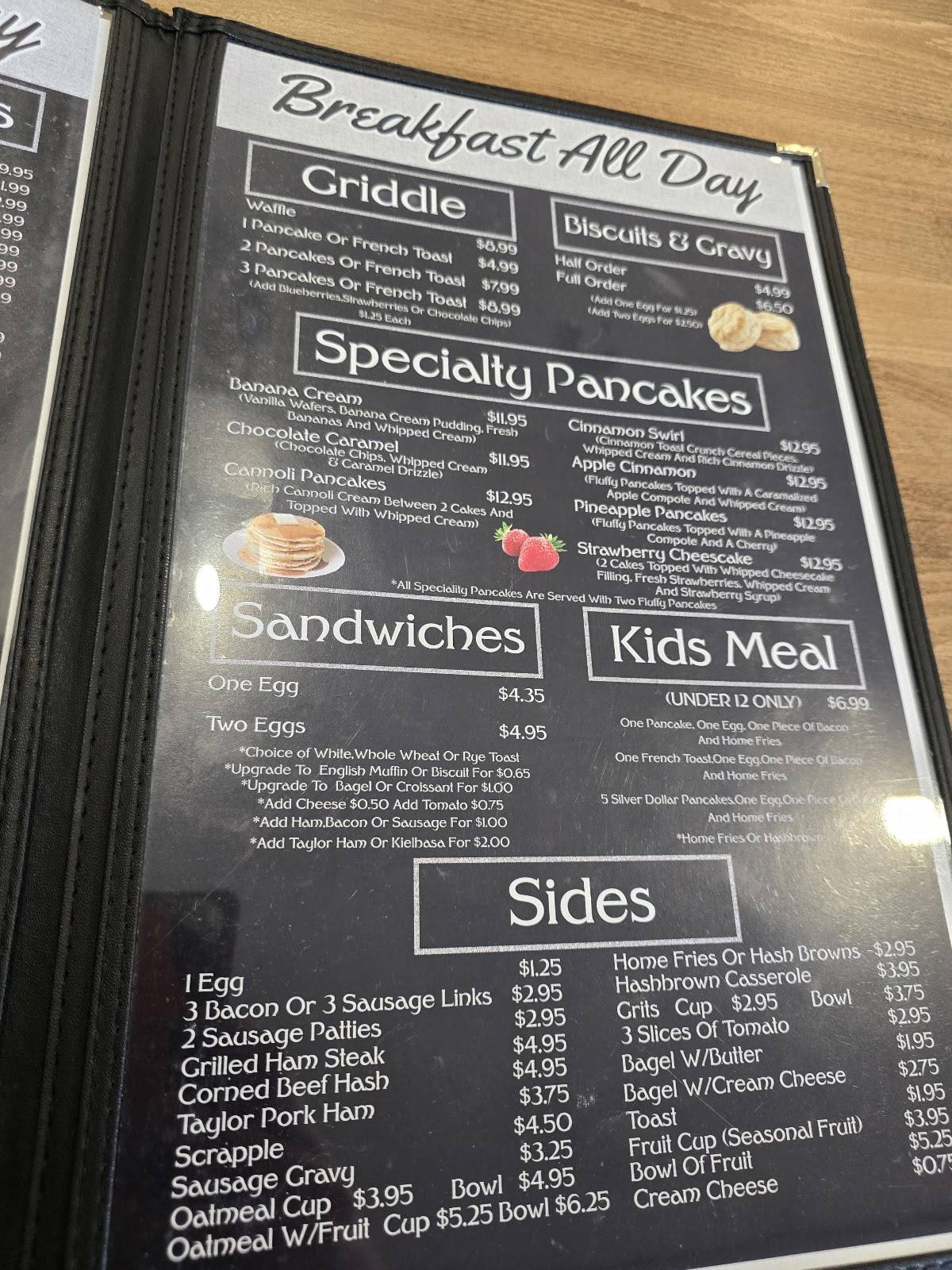 Menu at Rise & Grind Cafe, Port St. Lucie