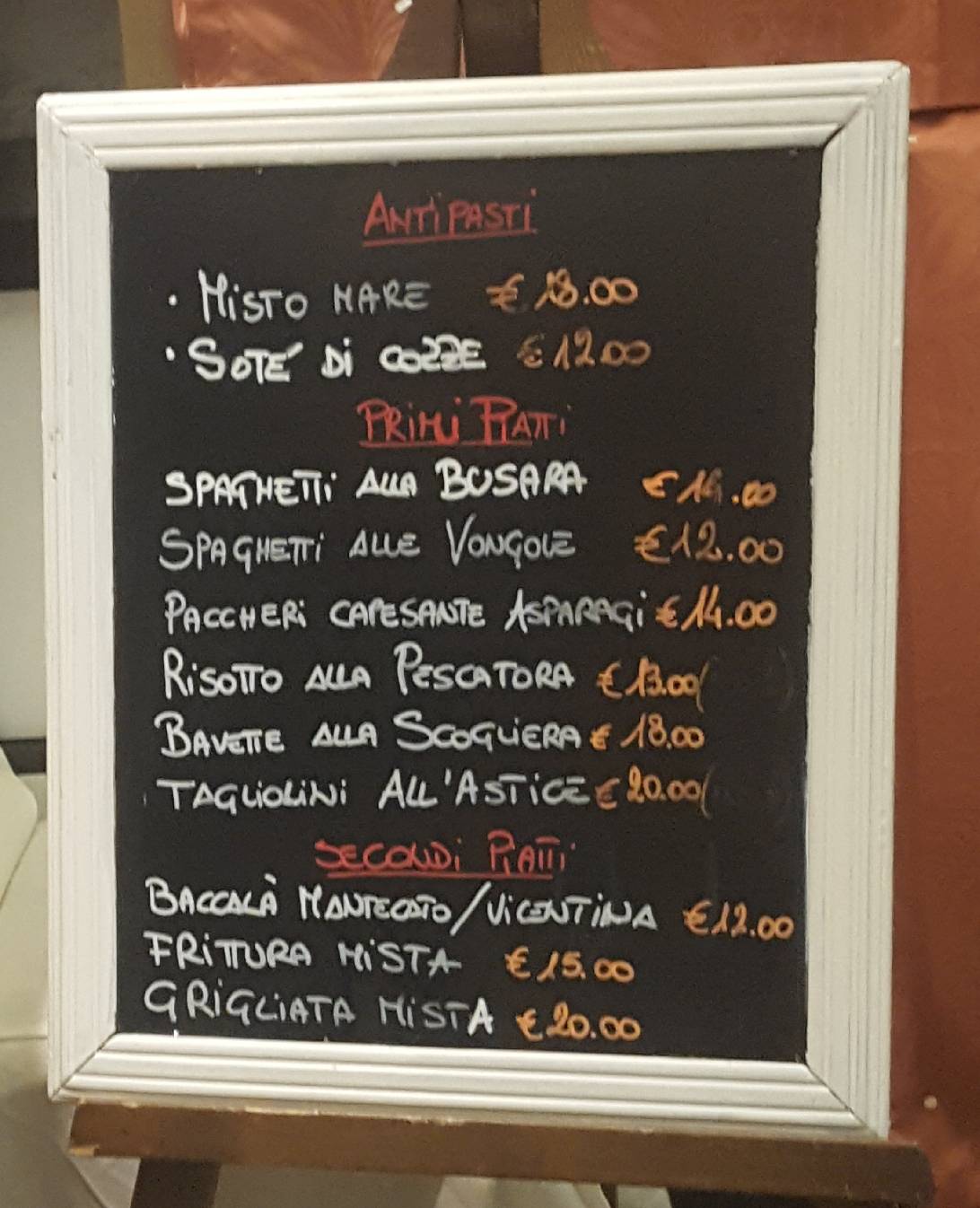 Menu at Ristorante Da Denis, Dolo