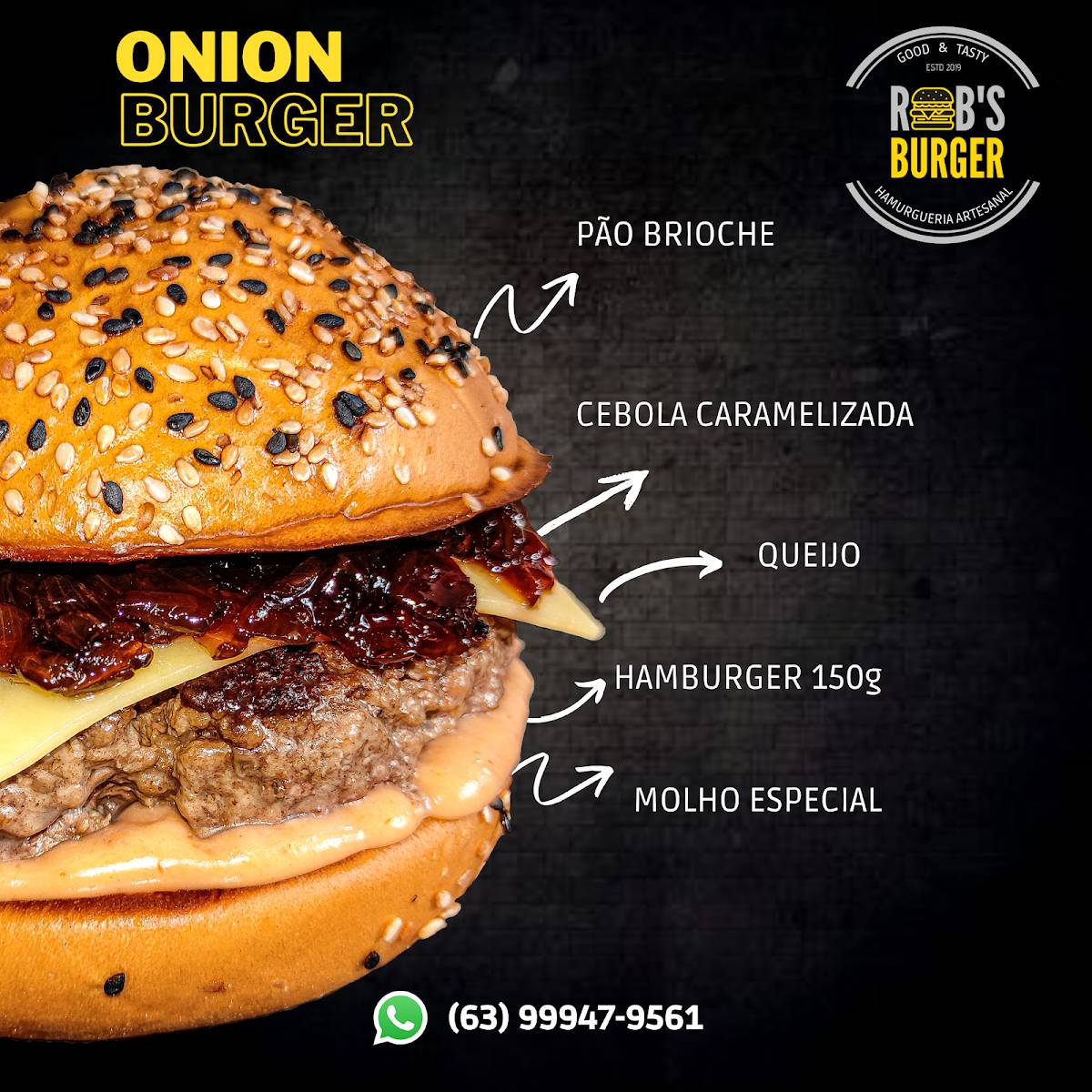 Menu em Rob's Burguer restaurante, Gurupi