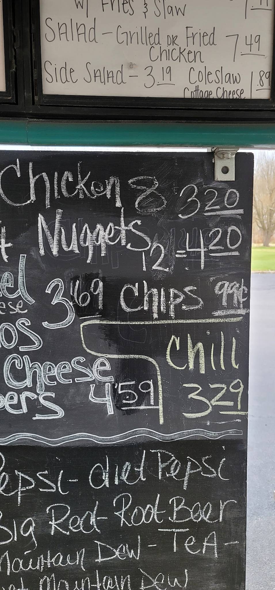 Menu at Rockford Ridge restaurant, Seymour, N Ewing St