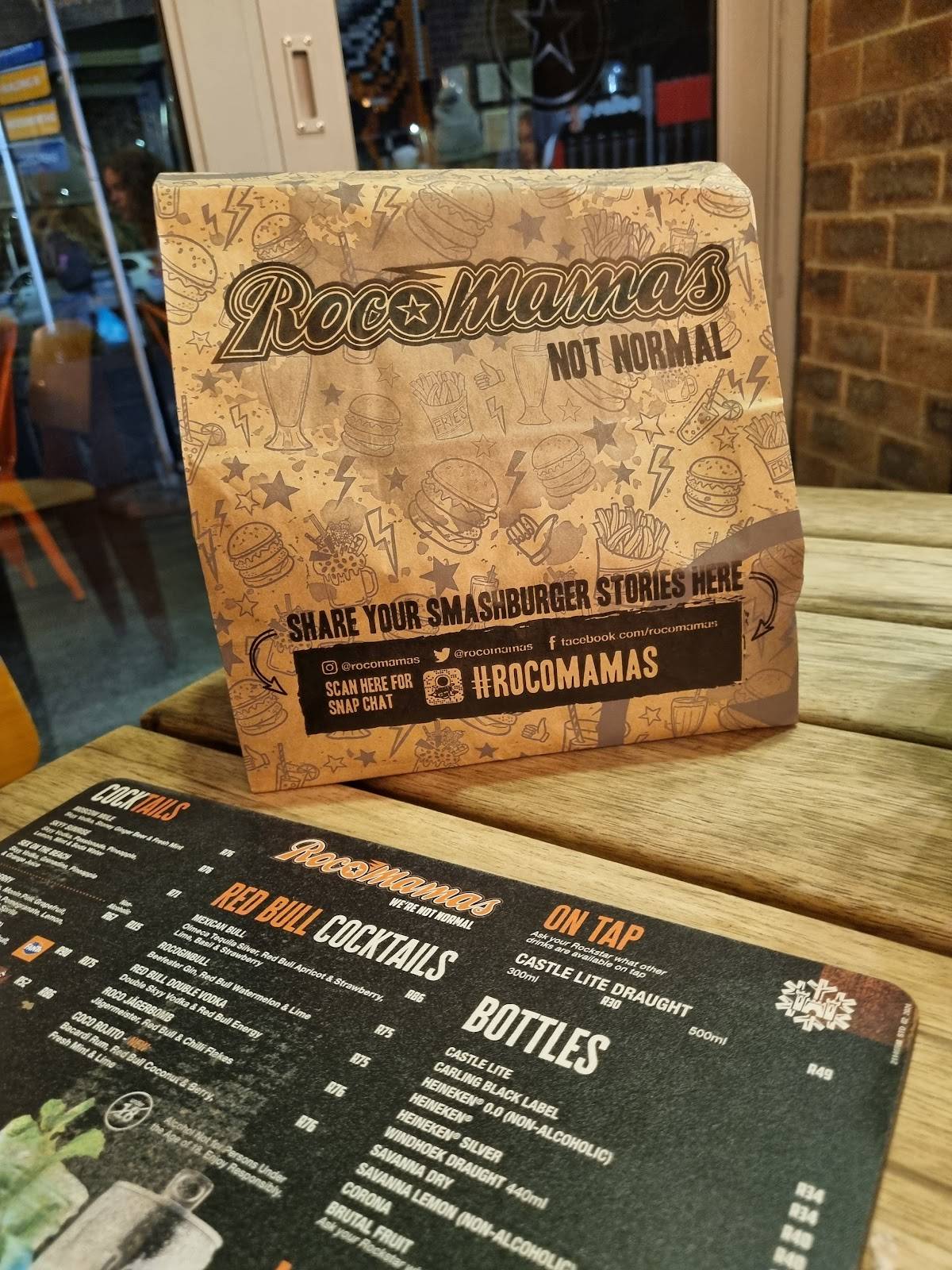 Menu at RocoMamas Loftus restaurant, Pretoria, Shop A02