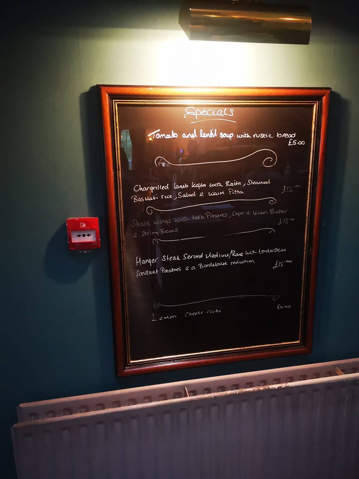Menu at Royal Inn (Portishead) pub & bar, Bristol