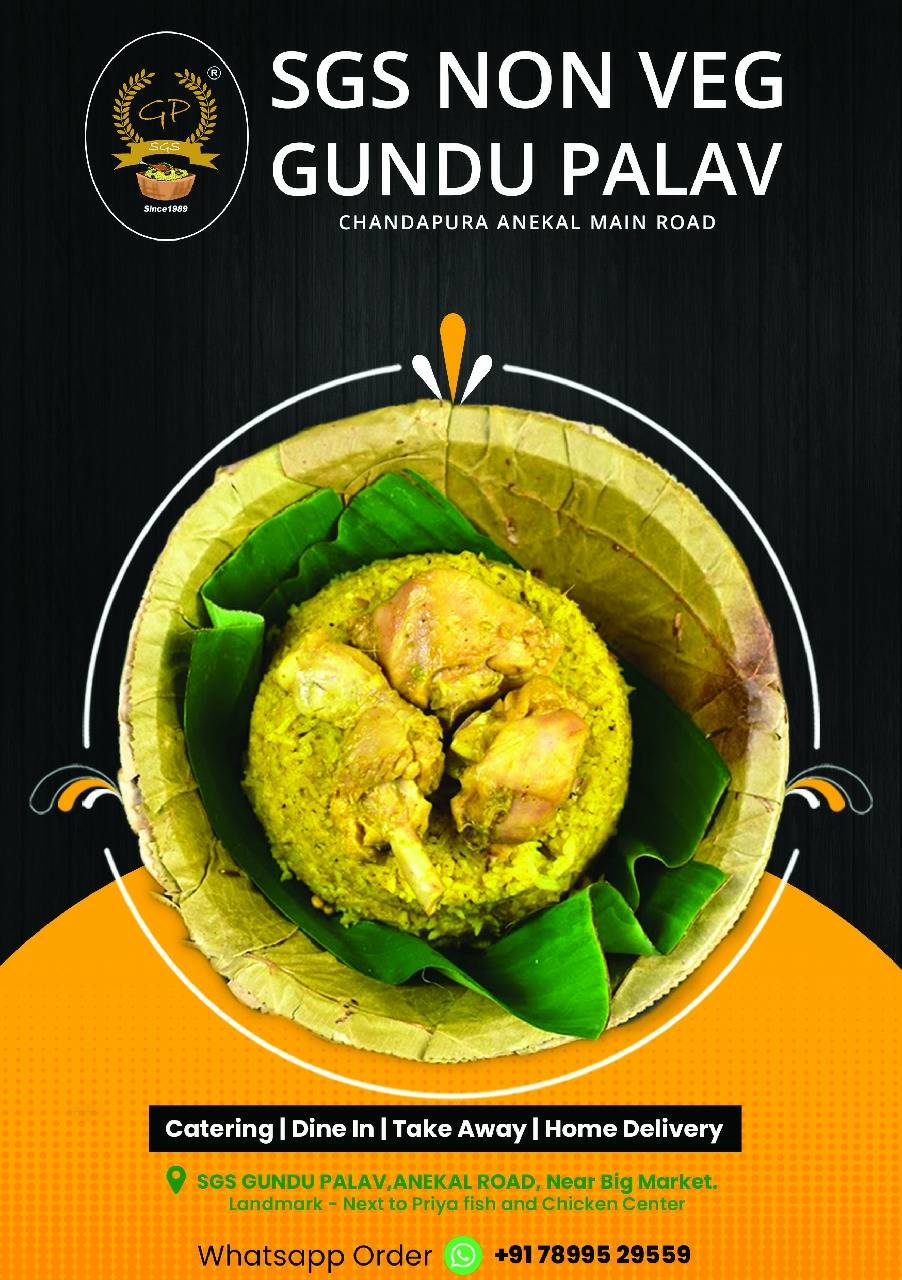 Menu at SGS NON VEG GUNDU PALAV CHANDAPURA, Bengaluru