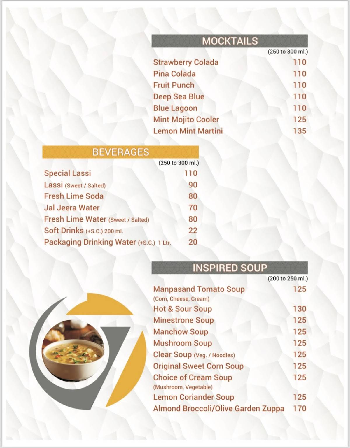 Menu at SIX SEVEN RESTAURANT AND BANQUET, Ahmedabad