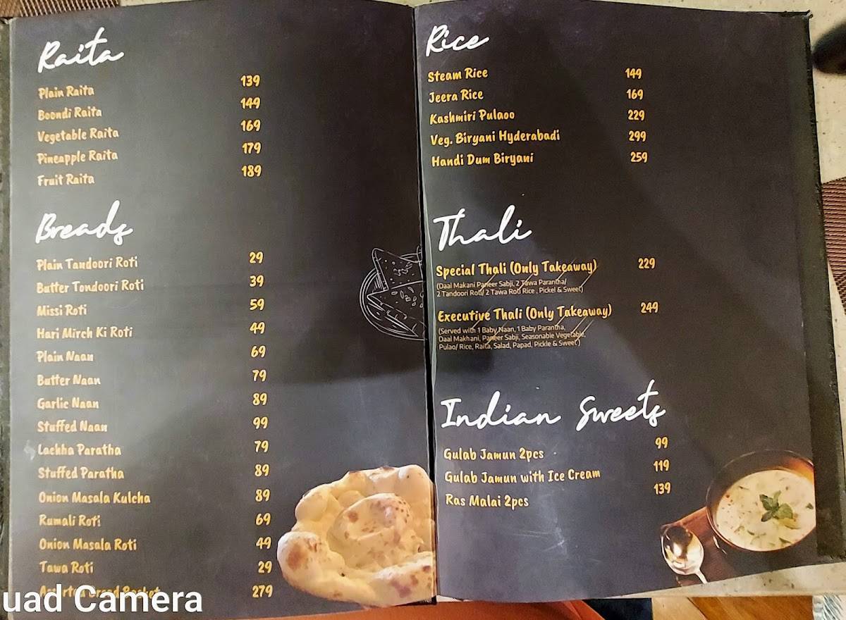 Menu at SKYLIGHT ROOFTOP, Alwar