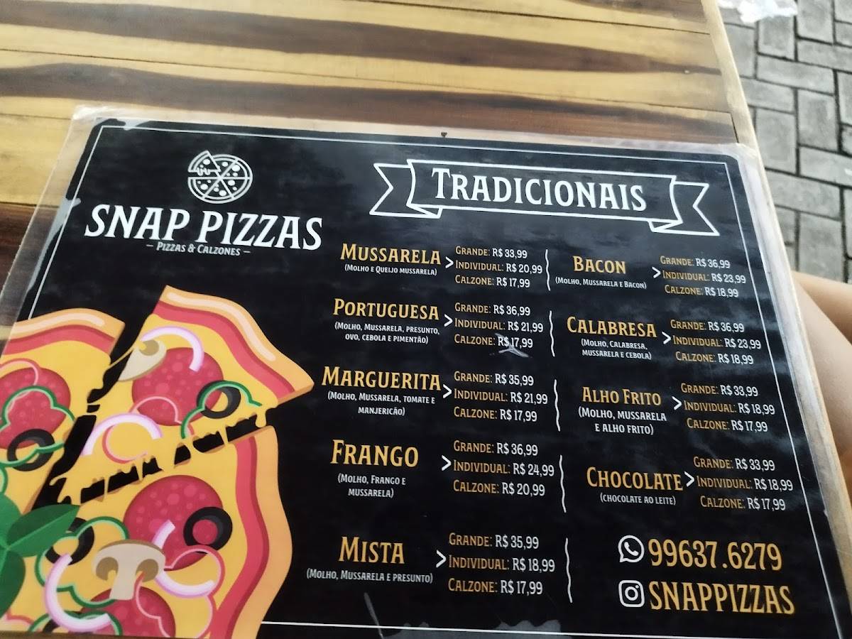 Menu em SNAP PIZZA'S restaurante, Fortaleza