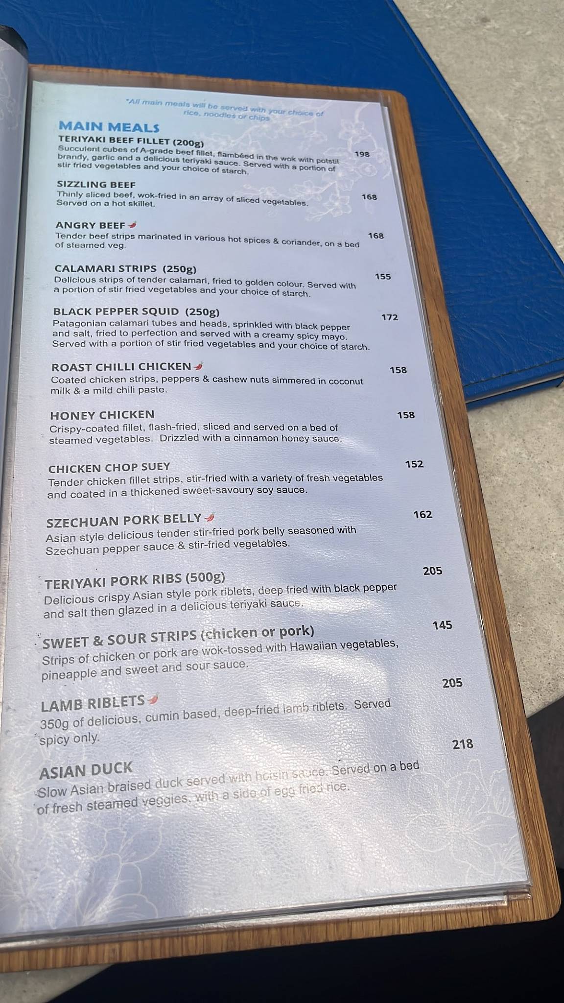 Menu at SUKI Sushi & Asian Cuisine restaurant, Port Elizabeth