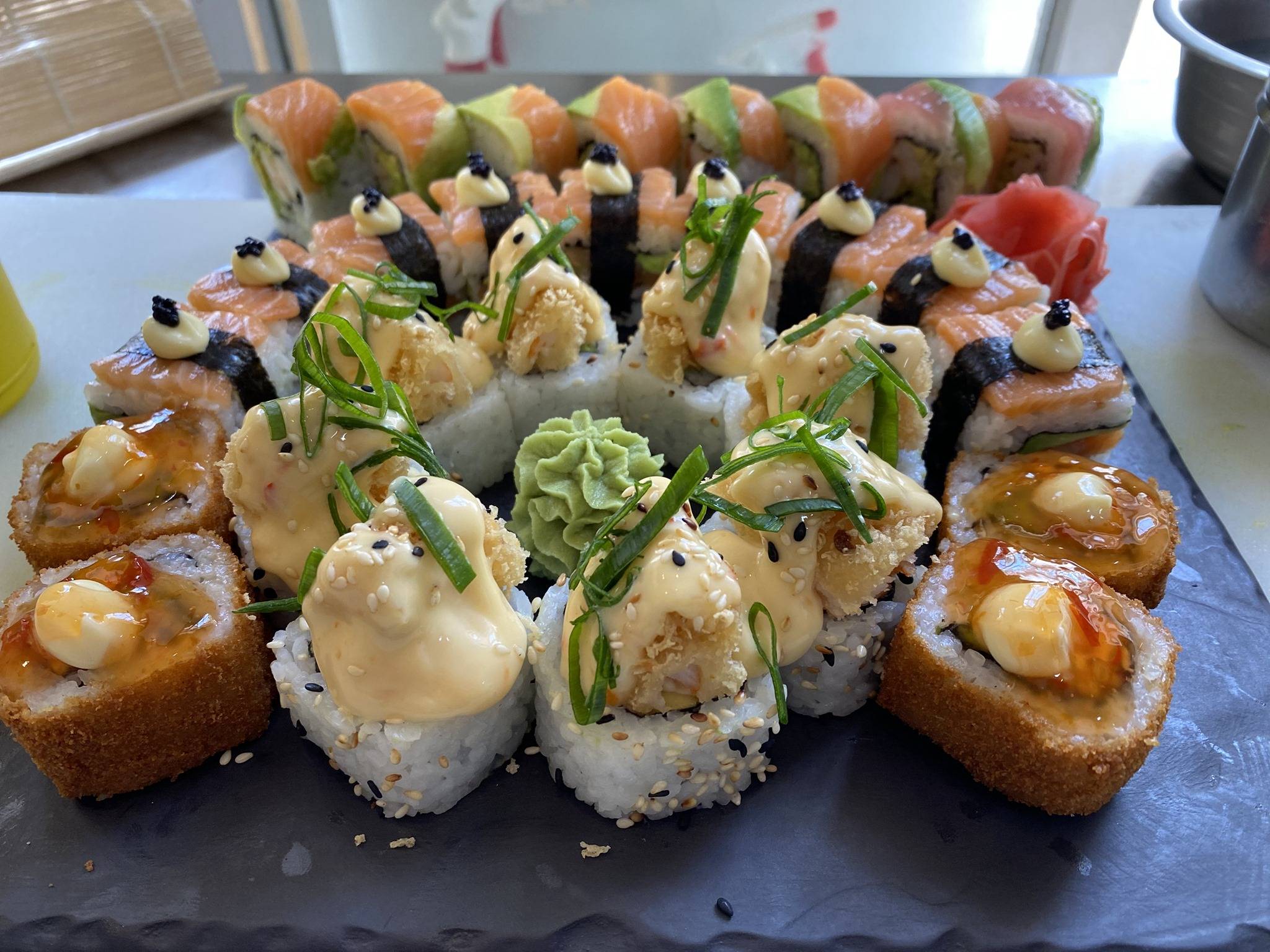 Menu at Salushi restaurant, Cape Town, 6 Cavendish St