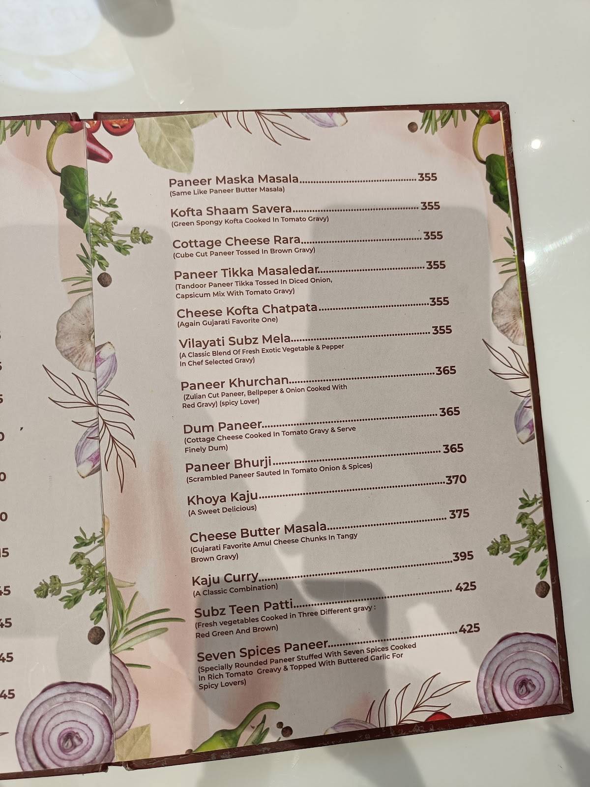 Menu at Seven Spices - Multi Cuisine Restaurant, Ahmedabad