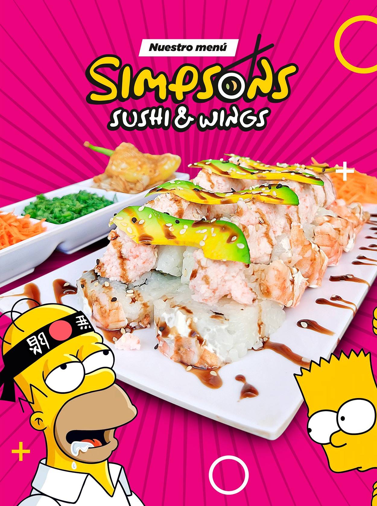Carta del restaurante Simpsons Sushi & Wings, Culiacán Rosales