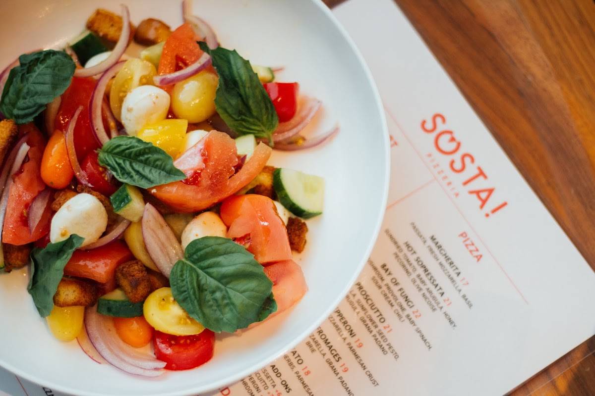 Menu at Sosta! Pizzeria, Mississauga
