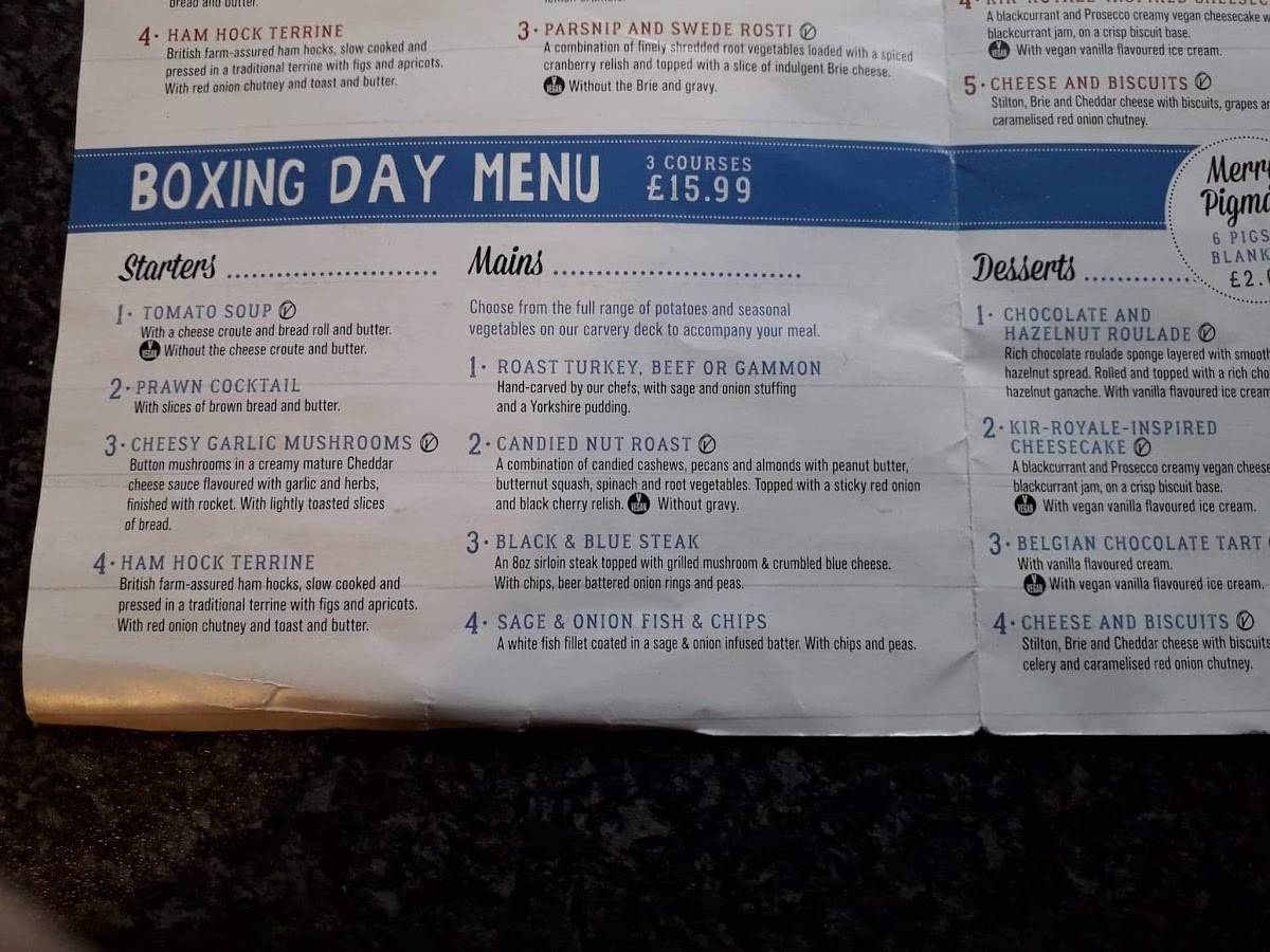 Menu at Spiral Weave pub & bar, Kirkcaldy