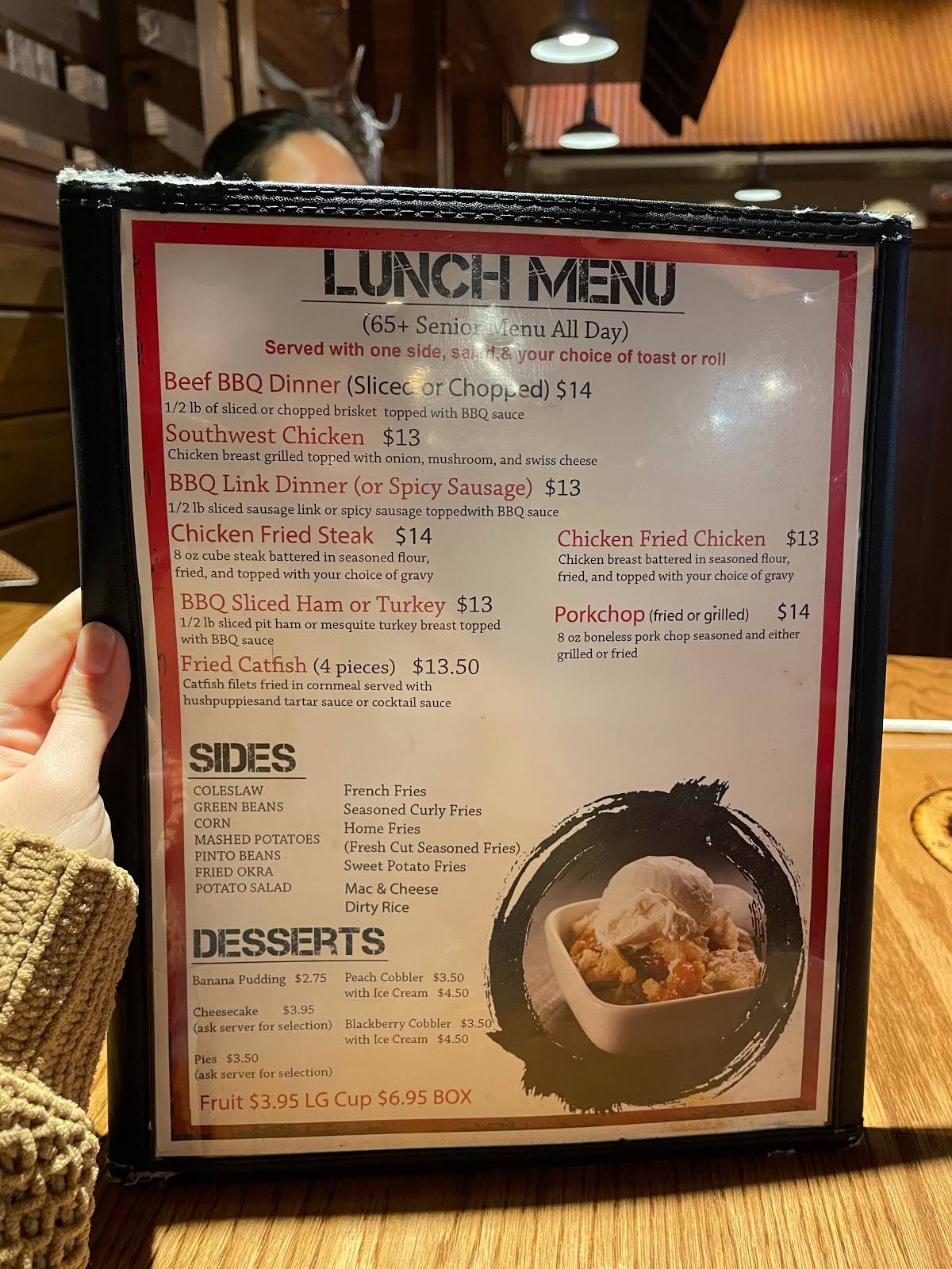 Menu at Splendora Cafe & BBQ, New Caney, Speed St