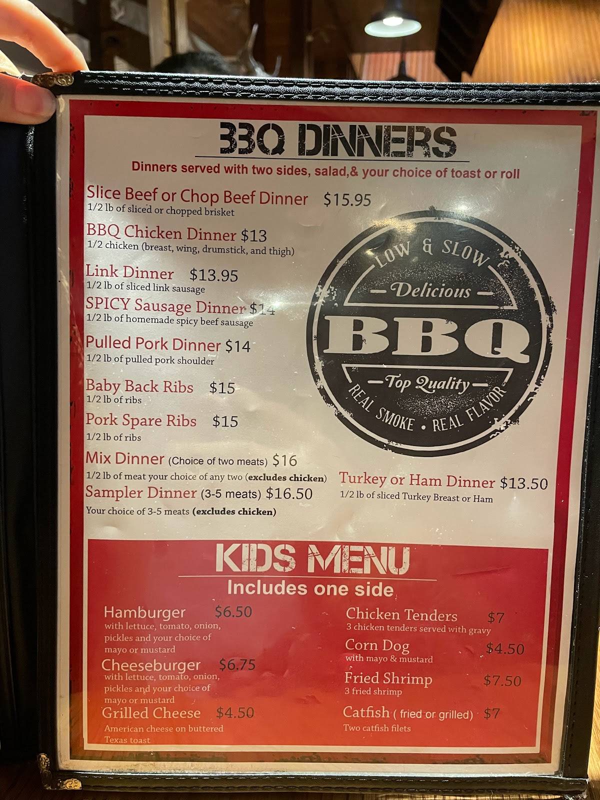 Menu at Splendora Cafe & BBQ, New Caney, Speed St