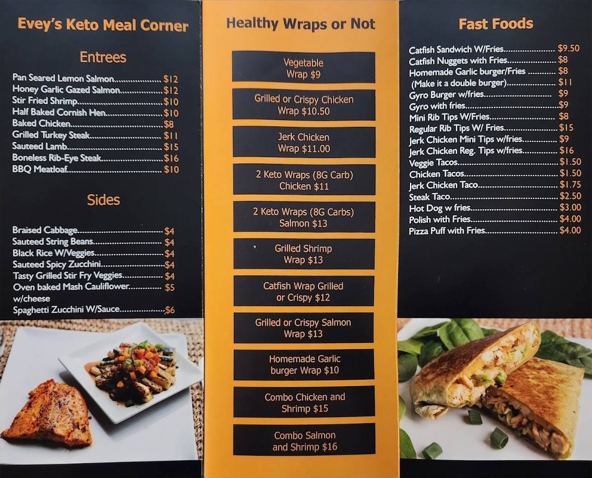 Menu at Splyt \N/ Half Kitchen LLC (Soul Food & Healthy Food Options ...