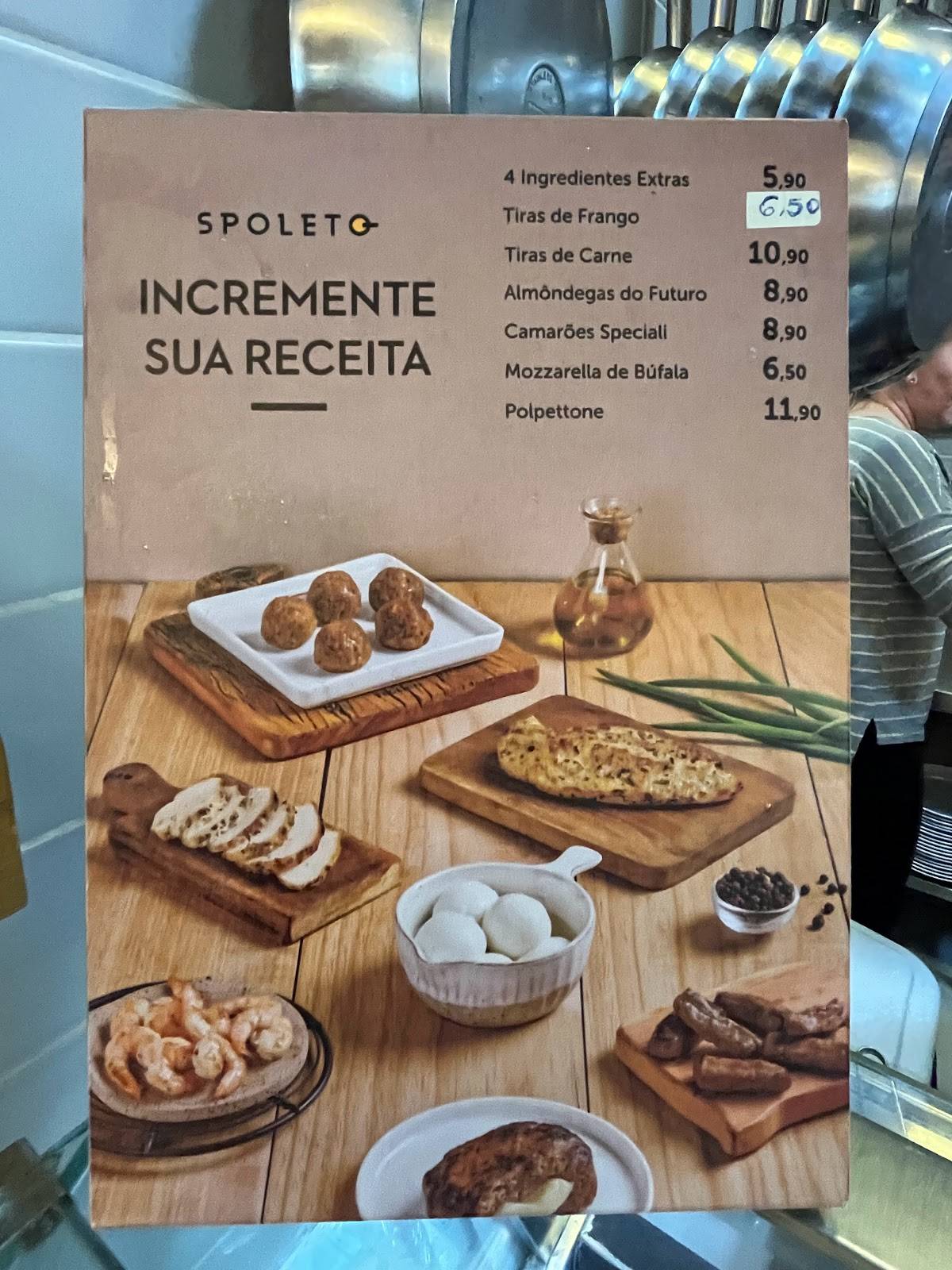 Menu em Spoleto Aurora Shopping Londrina restaurante, Londrina, Aurora ...