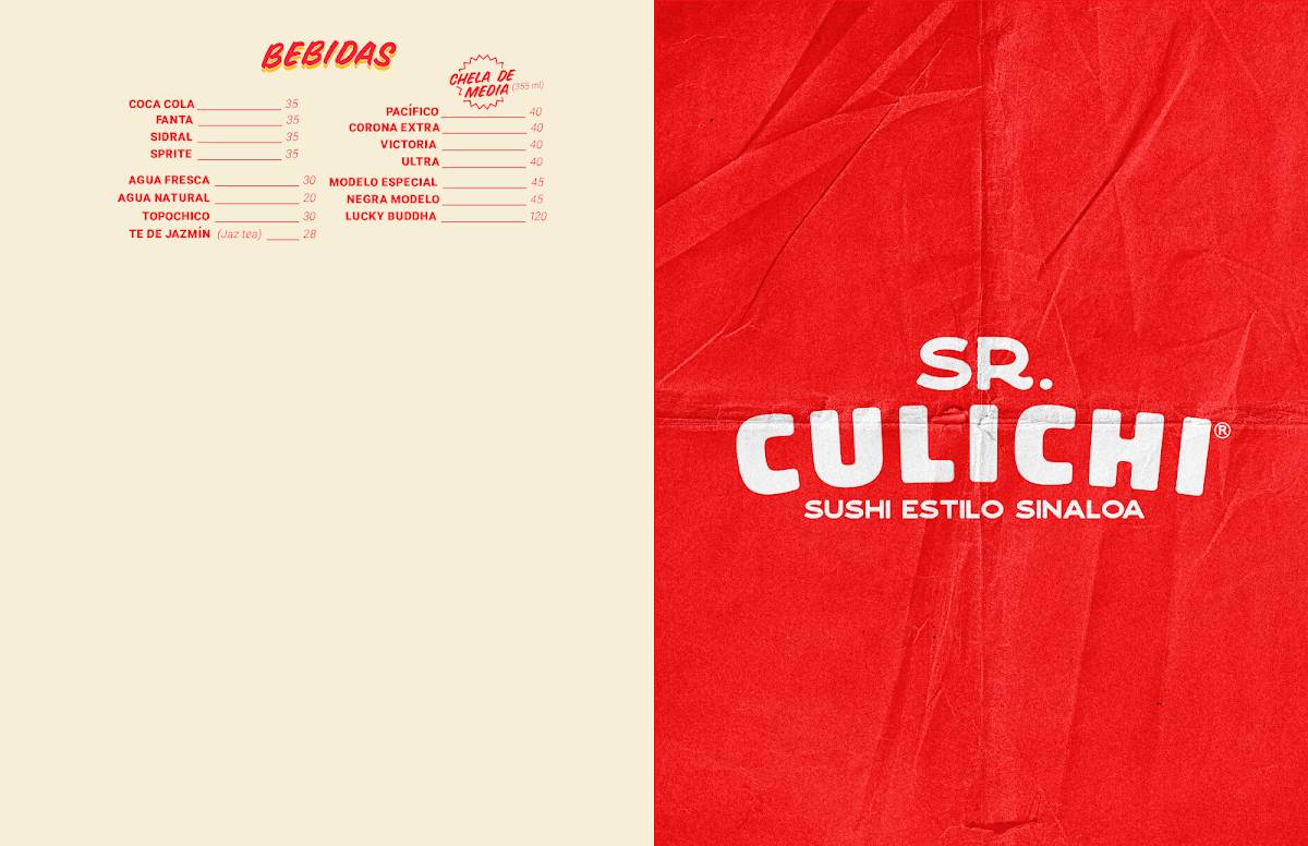 Carta del restaurante Sr. Culichi Colima, Uruapan