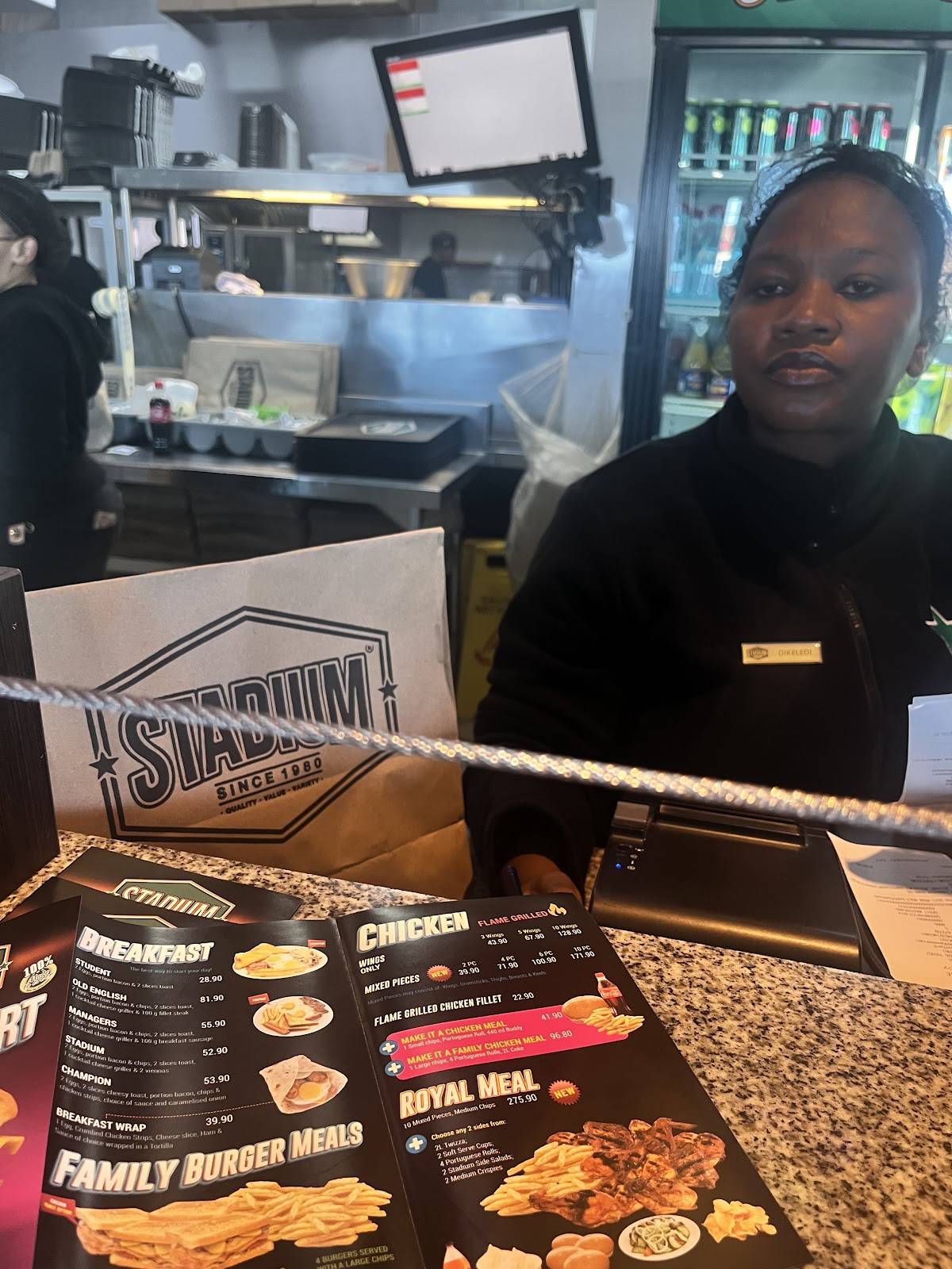 Menu at Stadium Fast Foods Twin City, Bloemfontein, Shop 30