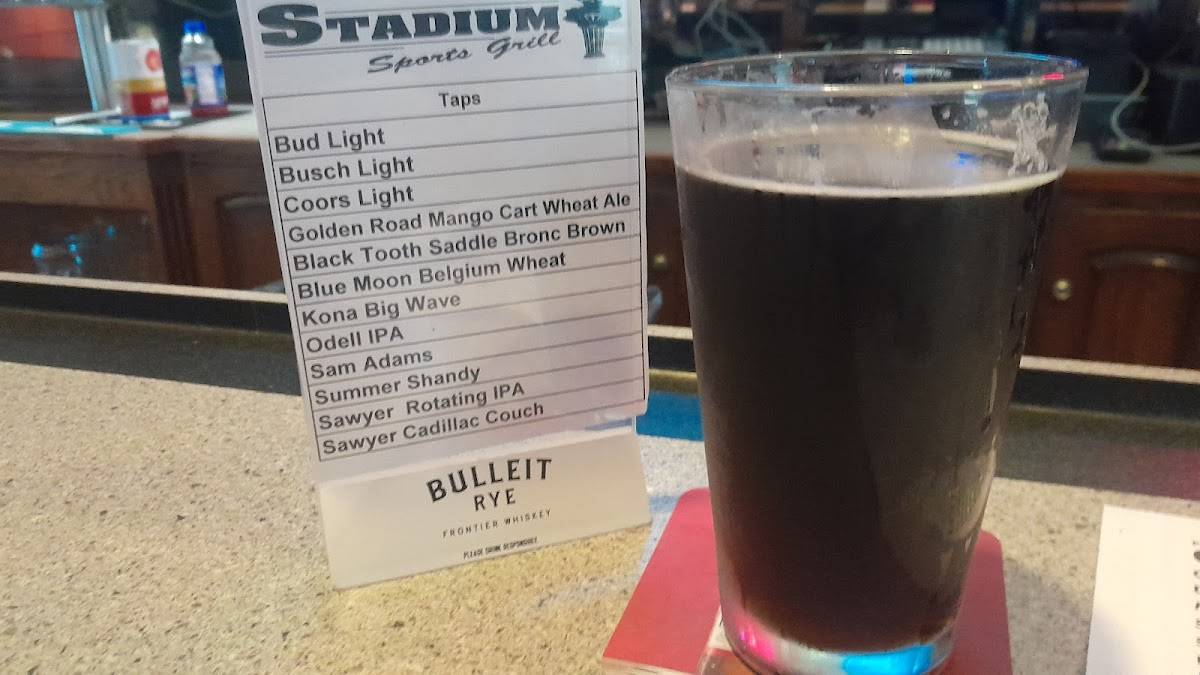 Menu at Stadium Sports Grill pub & bar, Spearfish