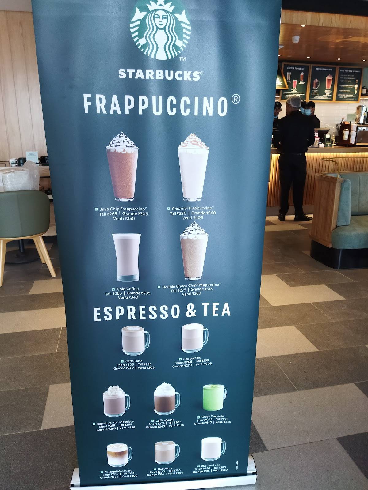 Menu at Starbucks, Raipur, Ground floor