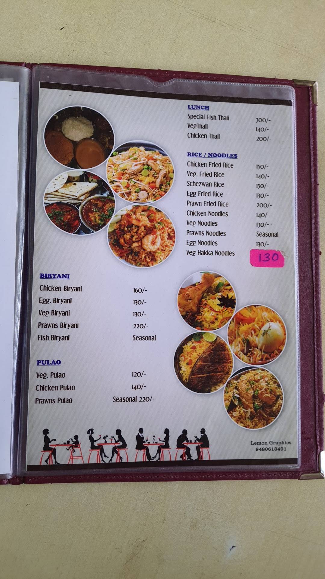 Menu at Starlight Restaurant & Bar, Arpora