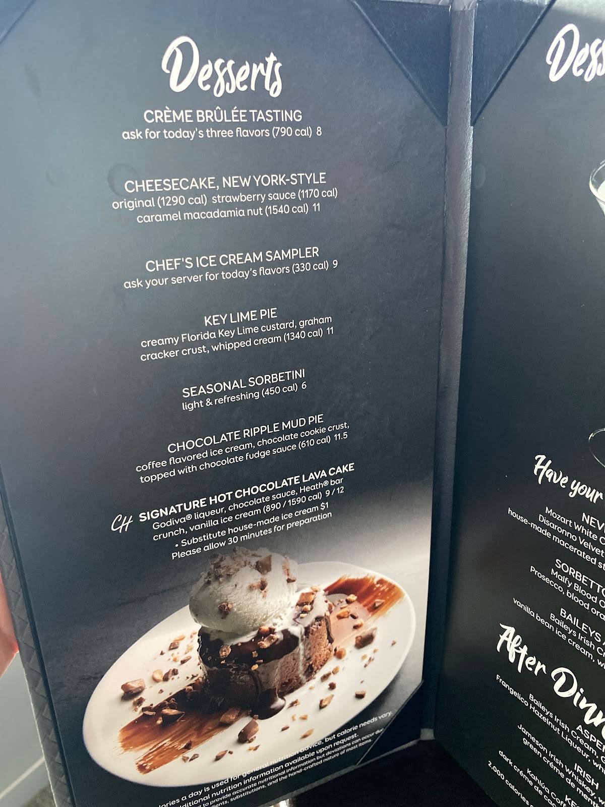 Menu at Chart House Prime steakhouse, Annapolis