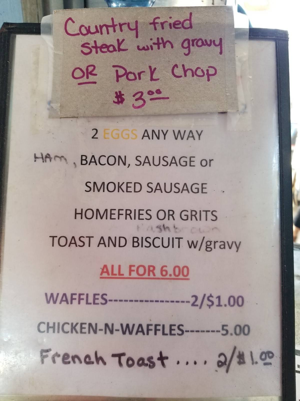 Menu at Sunny Beaches BBQ, Chuluota