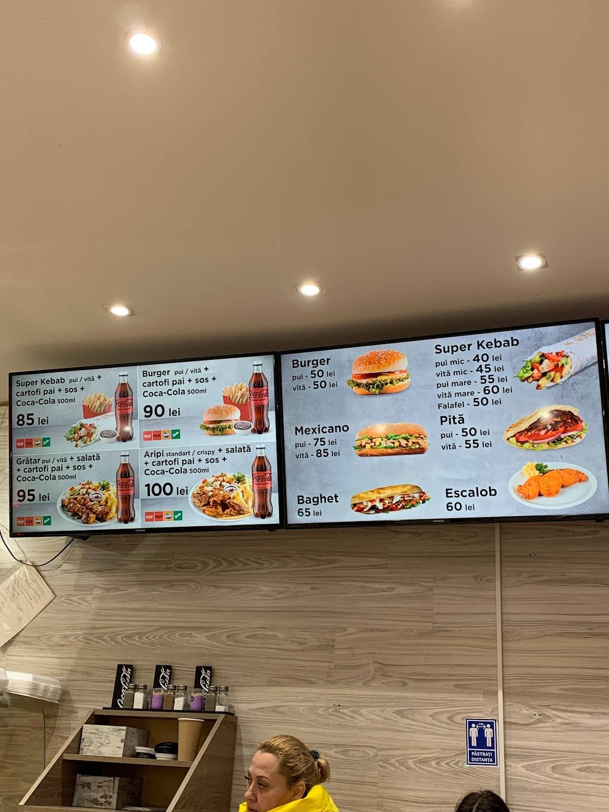 Menu at Super Kebab, Durlești