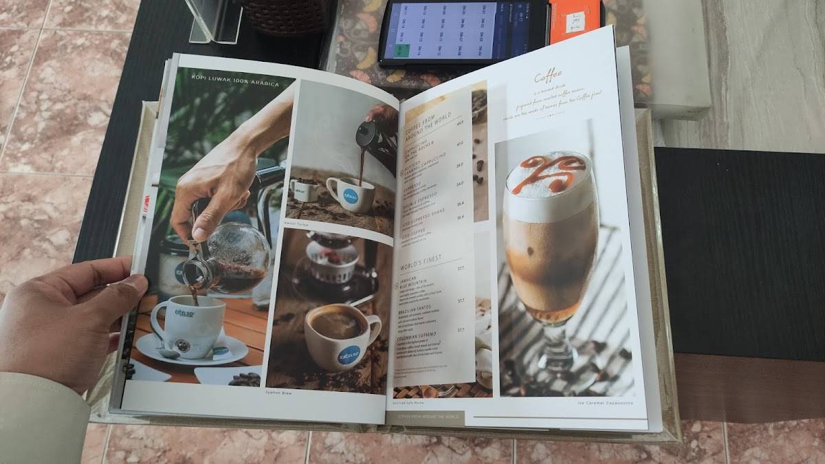 Menu at Excelso - SUB House of Airlangga cafe, Surabaya