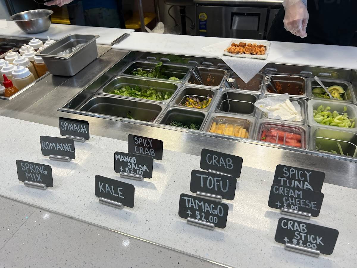 Menu at Sweet Poké restaurant, Las Vegas, Centennial Center Blvd