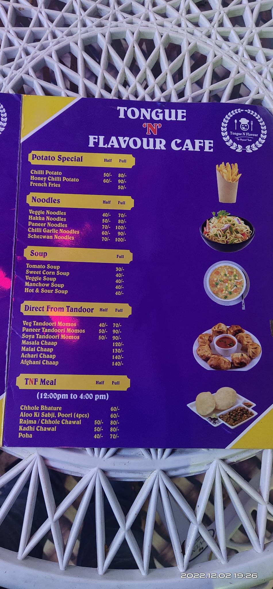 Menu at TONGUE N FLAVOUR CAFE, Gurugram